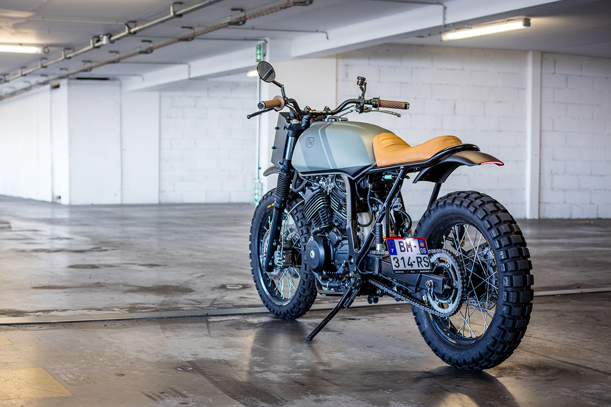 Sleek: Cafe Racer Dreams revamps the Honda Transalp | Bike EXIF