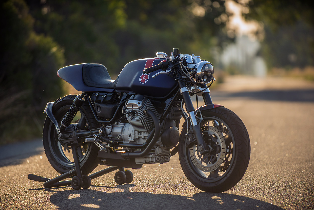 A Moto Guzzi Breva cafe racer inspired by Red Bull F1 cars | Bike EXIF