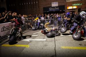 Cheap thrills: Racing custom Coleman mini bikes with Icon | Bike EXIF