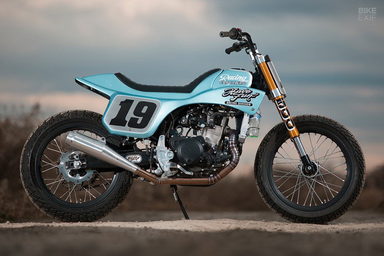 Ice Blue Racer: A Fantic Caballero destined for flat tracks | Bike…