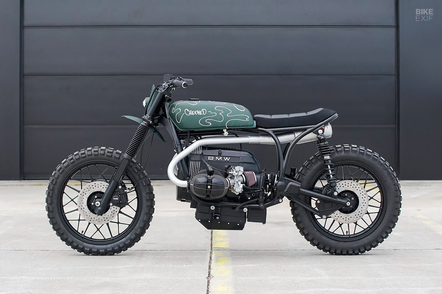 The Pathfinder: This BMW boxer scrambler is Crooked's 50th custom