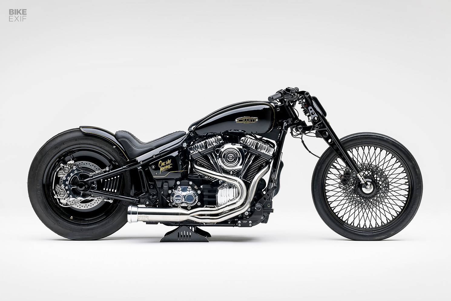 Black Phantom: OWM's custom Harley Softail oozes avant-garde style