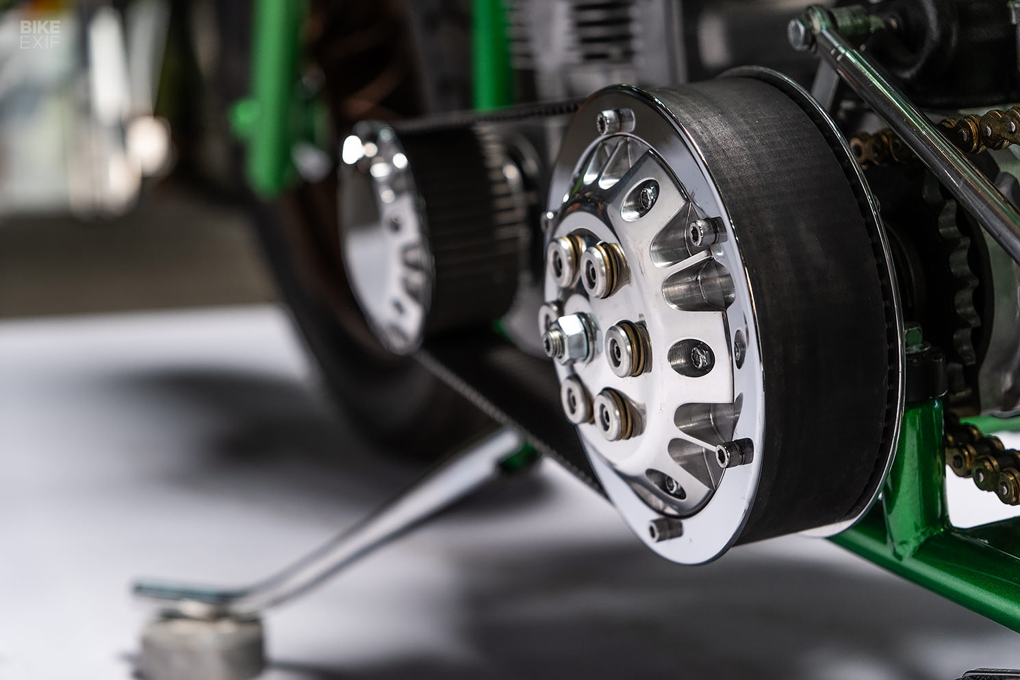 Forever Young: An overgrown mini-bike with a Yamaha snowmobile engine…