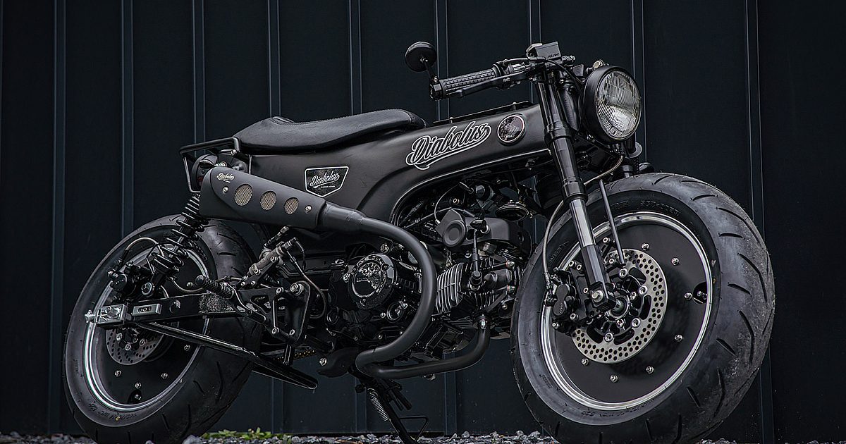 K-Speed strikes again with a menacing Honda Dax café racer | Bike EXIF