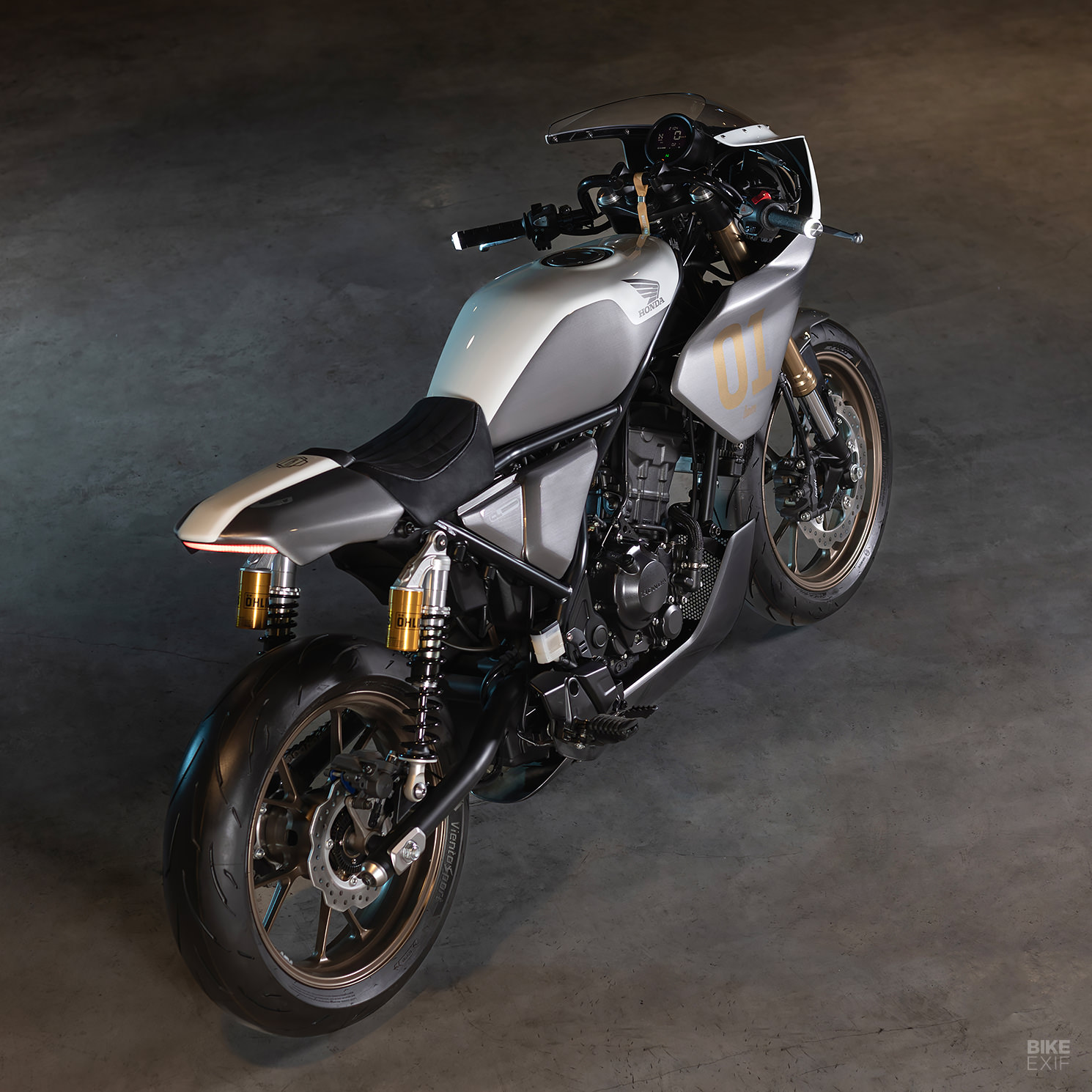 Stone-cold killer: A Honda CL250 café racer with 3D-printed bodywork…