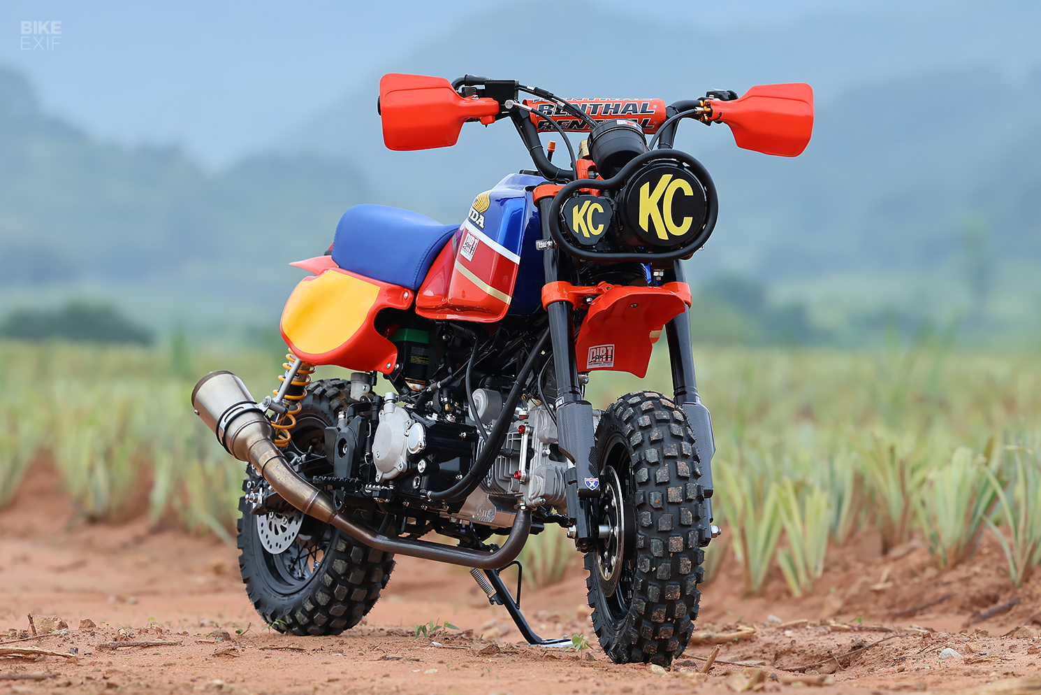 Big Red: A cheeky Honda Monkey with miles of retro rally style | Bike…