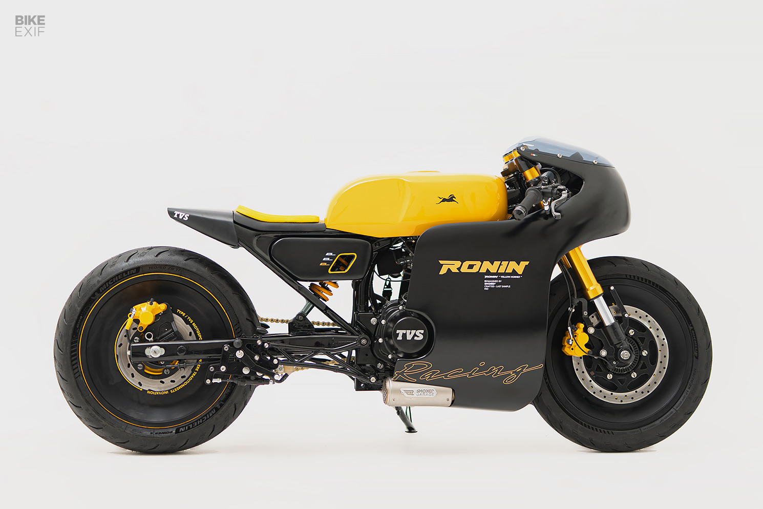 Two Peas in a Pod: Smoked builds a pair of neo-futuristic TVS customs…