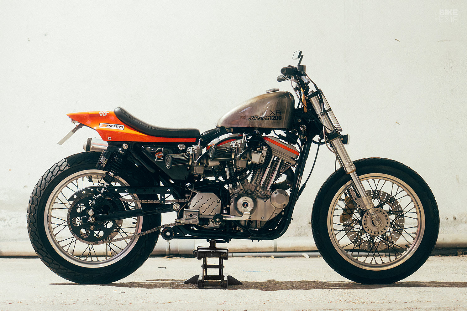 XR1200: A 1997 Harley Sportster flat tracker from the French Riviera…