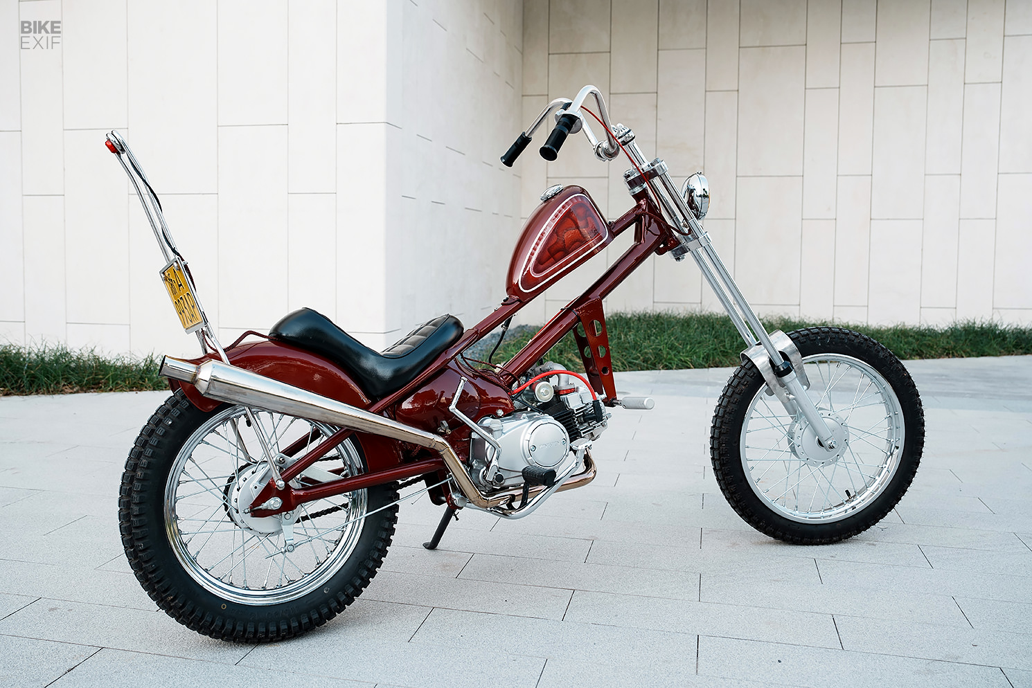 Small Bike, Big Smile: A 125 cc Honda Cub chopper from China | Bike…