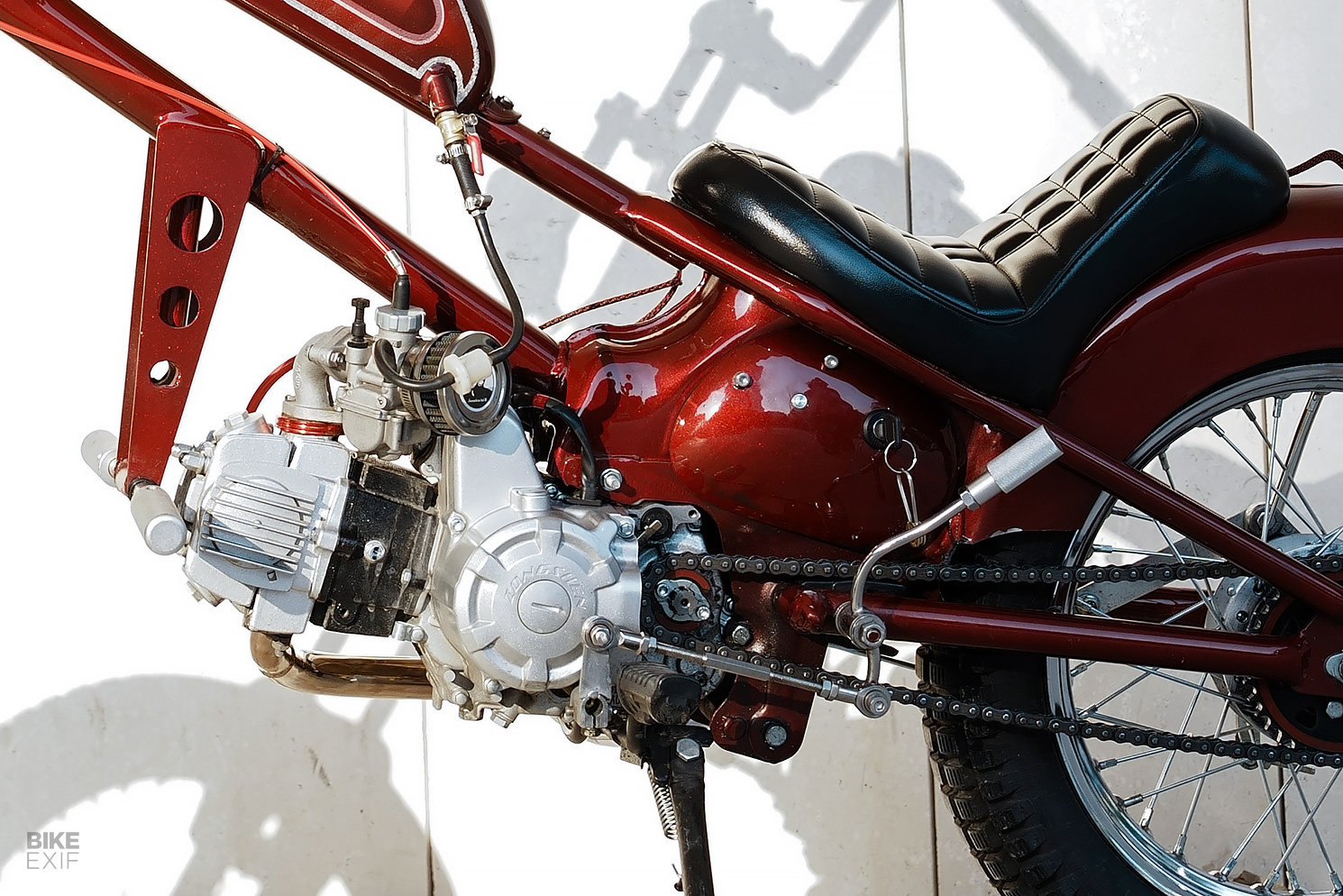 Small Bike, Big Smile: A 125 cc Honda Cub chopper from China | Bike…