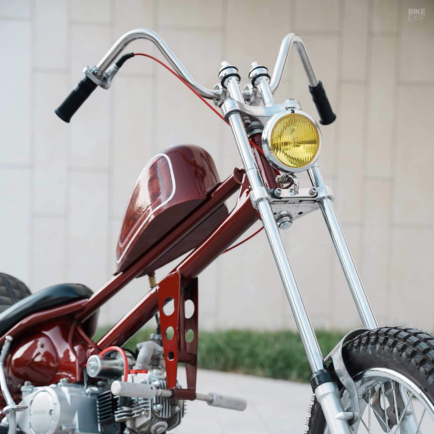 Small Bike, Big Smile: A 125 cc Honda Cub chopper from China | Bike…