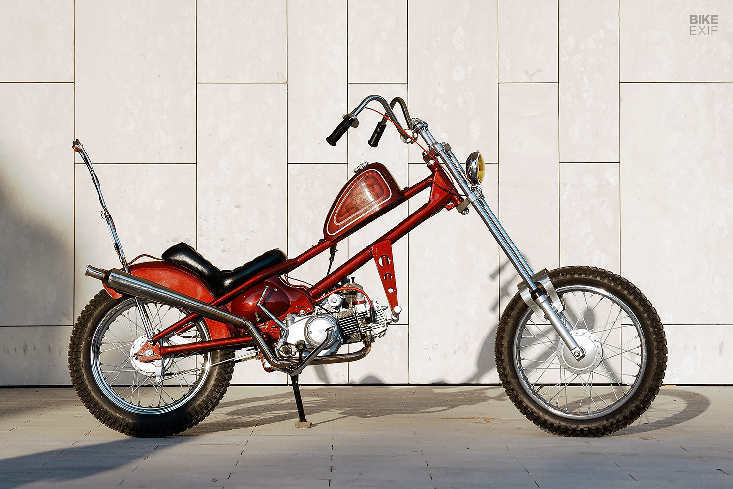 Small Bike, Big Smile: A 125 cc Honda Cub chopper from China | Bike…