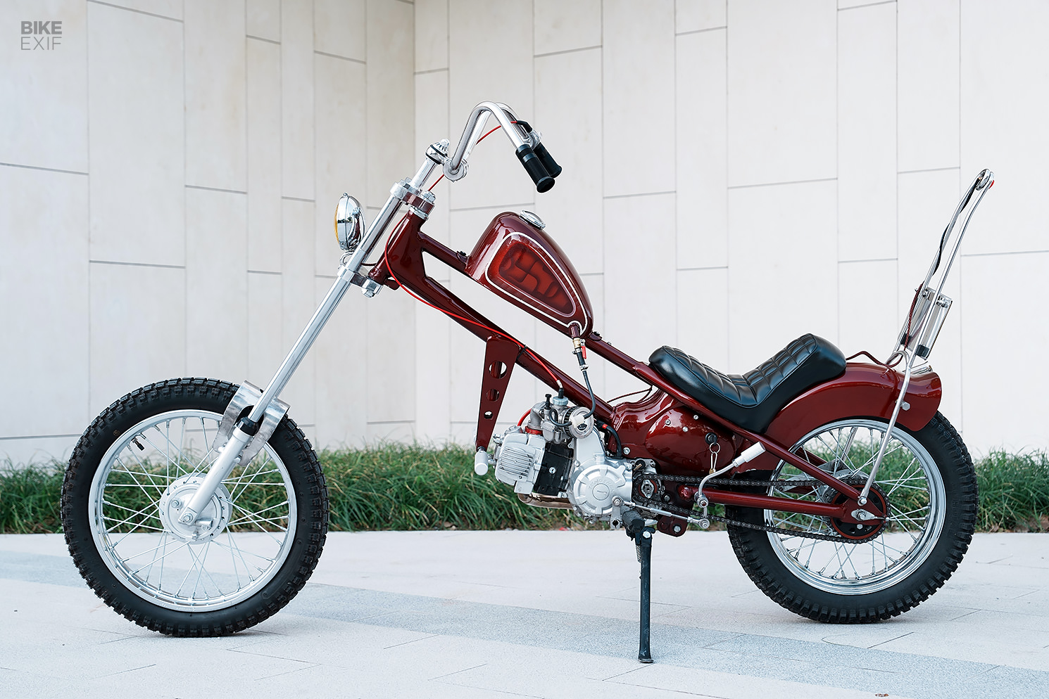 Small Bike, Big Smile: A 125 cc Honda Cub chopper from China | Bike…