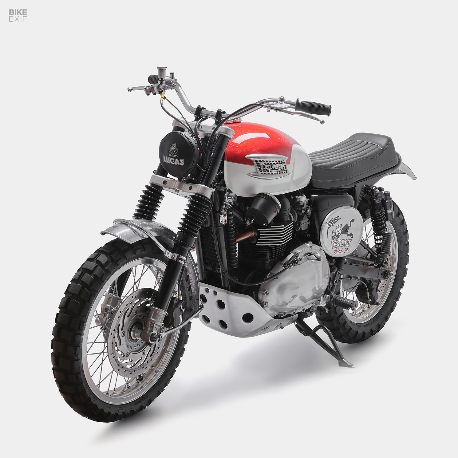 Best of British: A Triumph Scrambler Desert Sled from Indonesia